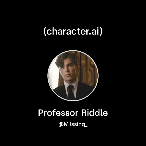 Chat with Professor Riddle | character.ai | AI Chat, Reimagined–Your ...