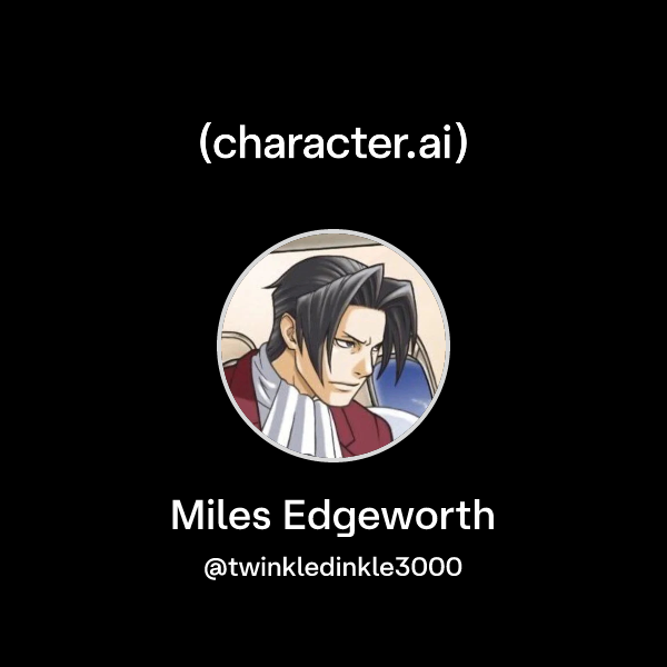 Chat with Miles Edgeworth | character.ai | AI Chat, Reimagined–Your ...