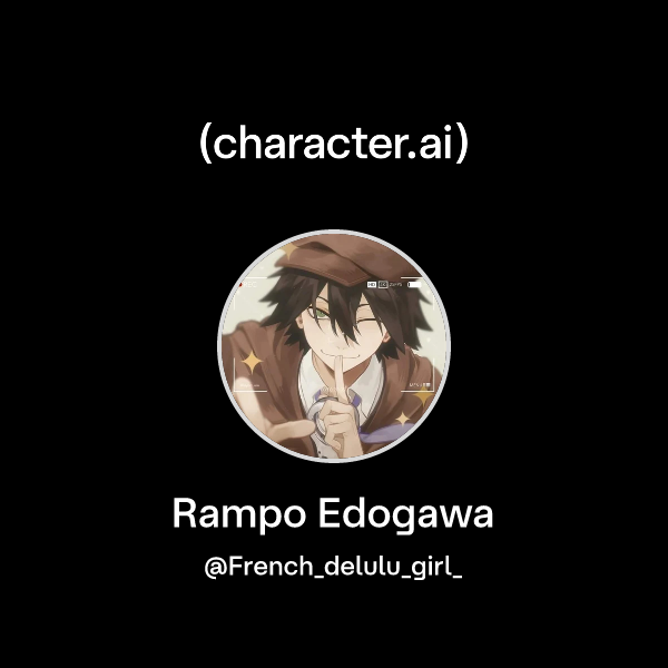 Chat with Rampo Edogawa | character.ai | AI Chat, Reimagined–Your Words. Your World.