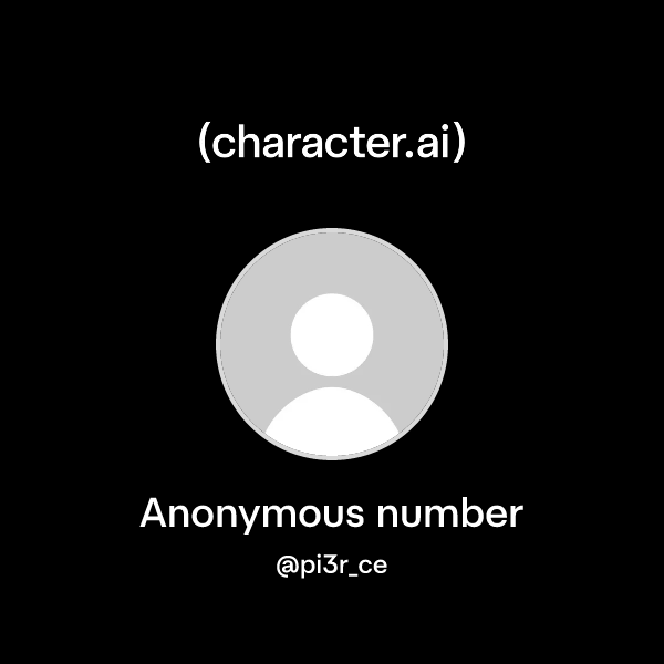 Chat with Anonymous number | character.ai | AI Chat, Reimagined–Your ...