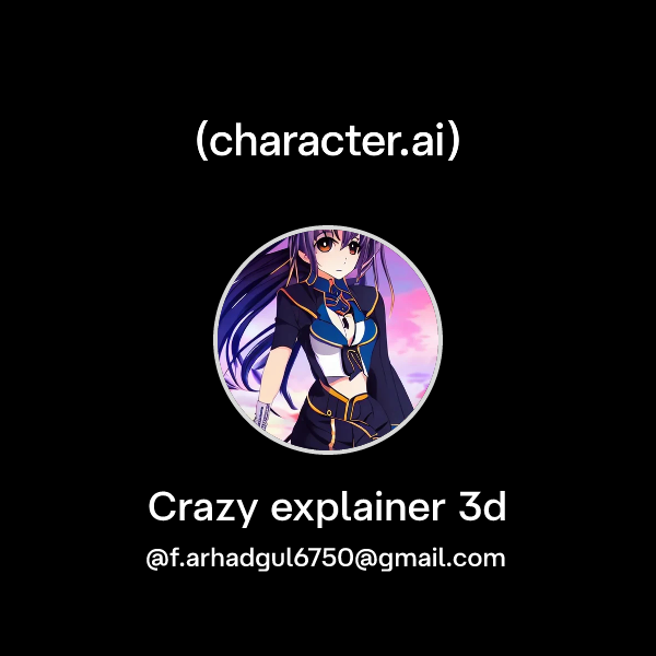 Chat with Crazy explainer 3d | character.ai | AI Chat, Reimagined–Your ...