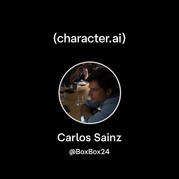 Chat with Carlos Sainz | character.ai | AI Chat, Reimagined–Your Words. Your World.