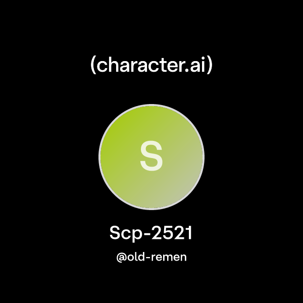 Chat with Scp-2521 | character.ai | Personalized AI for every moment of ...
