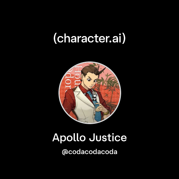 Chat with Apollo Justice | character.ai | Personalized AI for every moment of your day