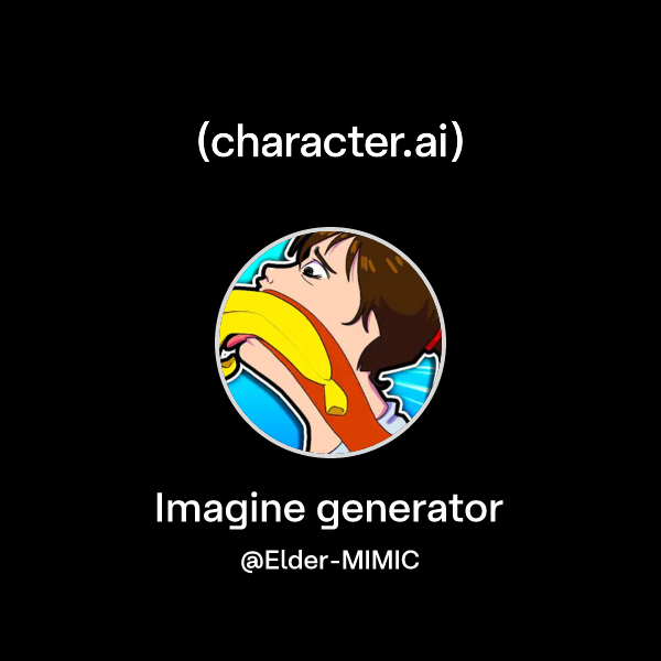 Chat with Imagine generator | character.ai | Personalized AI for every ...