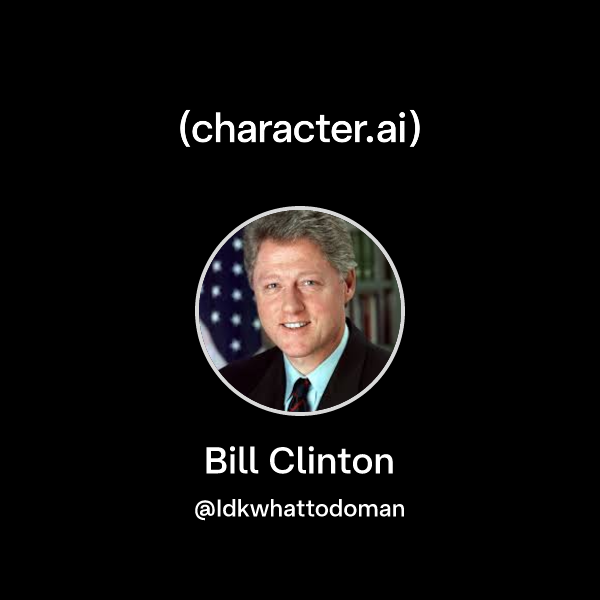 Chat with Bill Clinton | character.ai | AI Chat, Reimagined–Your Words ...