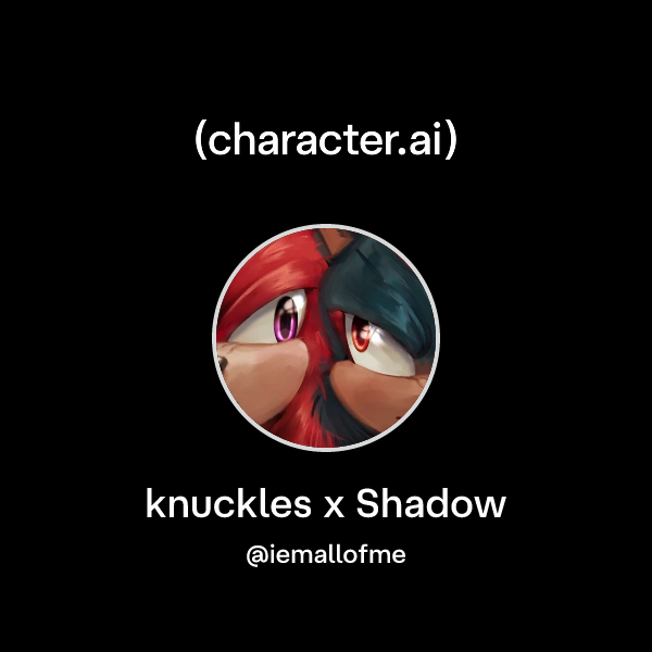 Chat with knuckles x Shadow | character.ai | AI Chat, Reimagined–Your ...