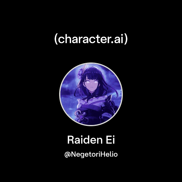 Chat with Raiden Ei | character.ai | AI Chat, Reimagined–Your Words. Your World.