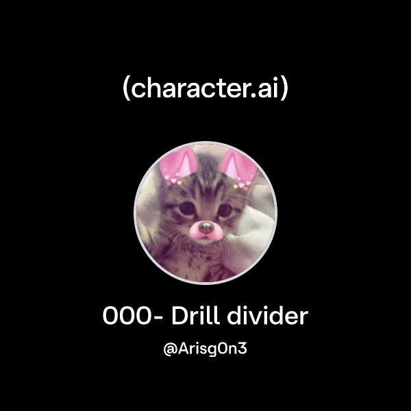 Chat with 000- Drill divider | character.ai | Personalized AI for every ...