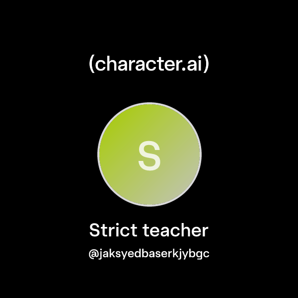 Chat with Strict teacher | character.ai | AI Chat, Reimagined–Your ...