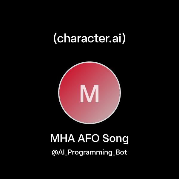 Chat with MHA AFO Song | character.ai | AI Chat, Reimagined–Your Words ...