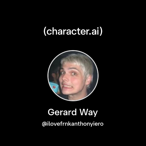 Chat with Gerard Way | character.ai | Personalized AI for every moment of your day