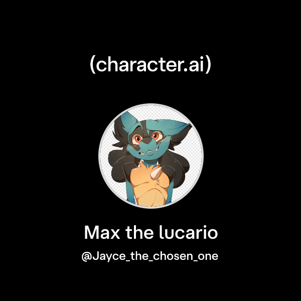 Chat with Max the lucario | character.ai | AI Chat, Reimagined–Your ...