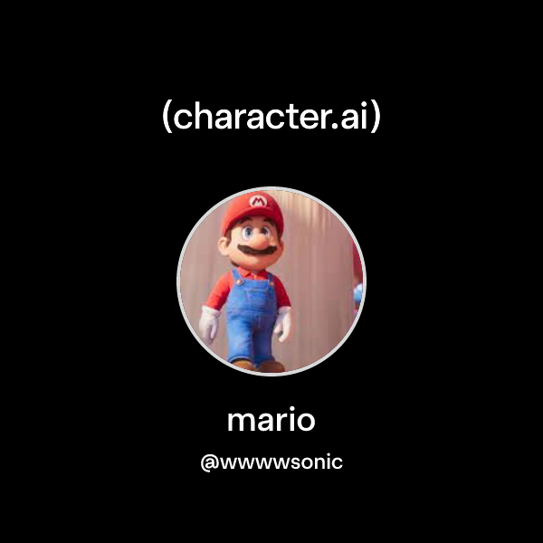 Chat with mario | character.ai | Personalized AI for every moment of ...