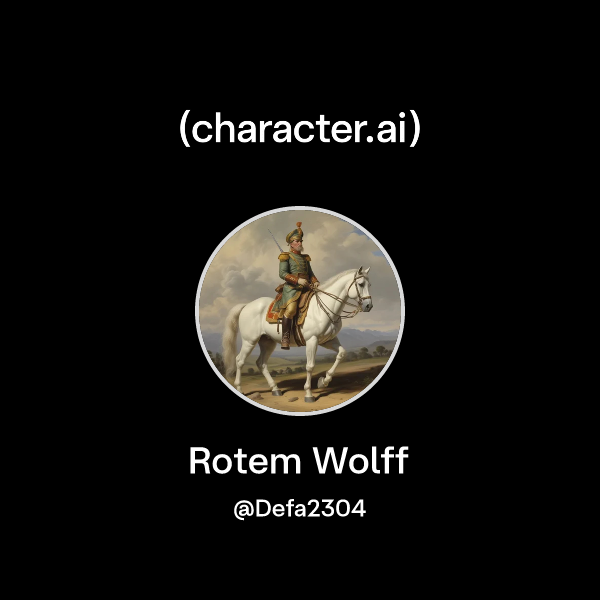 Chat with Rotem Wolff | character.ai | Personalized AI for every moment of your day