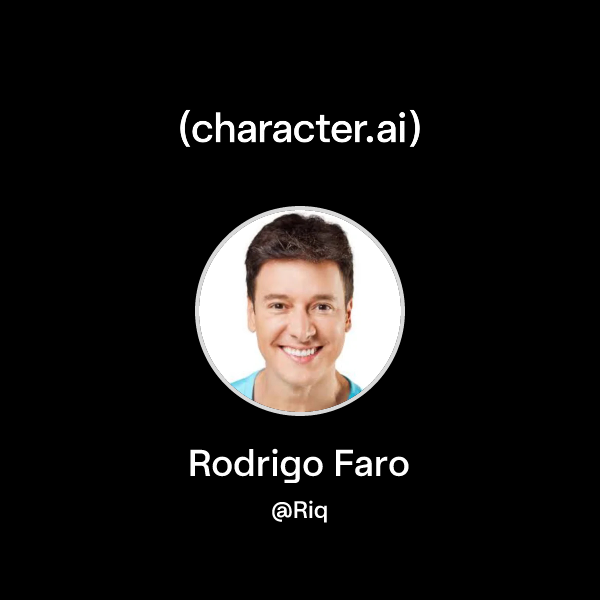 Chat with Rodrigo Faro | character.ai | AI Chat, Reimagined–Your Words ...
