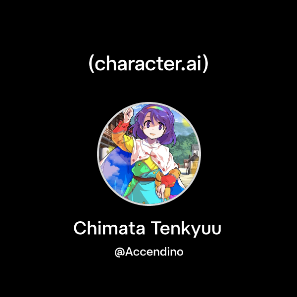 Chat with Chimata Tenkyuu | character.ai | AI Chat, Reimagined–Your ...