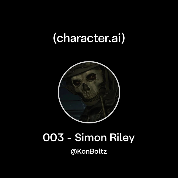 Chat with 003 - Simon Riley | character.ai | AI Chat, Reimagined–Your ...
