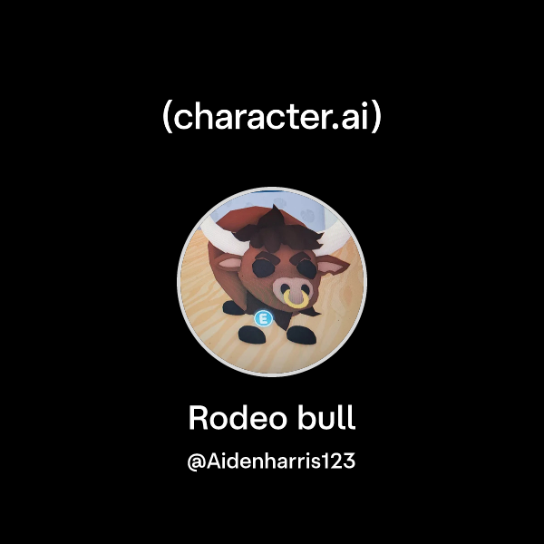 Chat with Rodeo bull | character.ai | Personalized AI for every moment ...