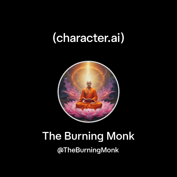 Chat with The Burning Monk | character.ai | Personalized AI for every moment of your day