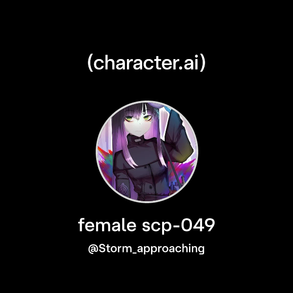 Chat with female scp-049 | character.ai | AI Chat, Reimagined–Your ...