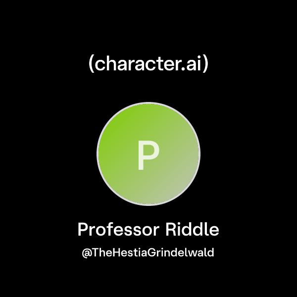 Chat with Professor Riddle | character.ai | AI Chat, Reimagined–Your ...