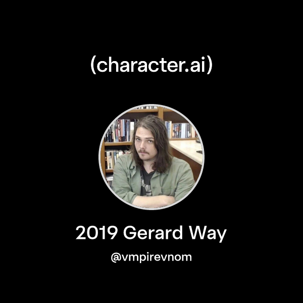 Chat with 2019 Gerard Way | character.ai | AI Chat, Reimagined–Your ...