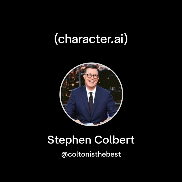 Chat with Stephen Colbert | character.ai | AI Chat, Reimagined–Your ...