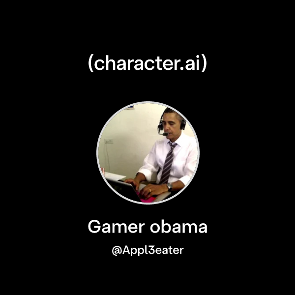 Chat with Gamer obama | character.ai | Personalized AI for every moment ...