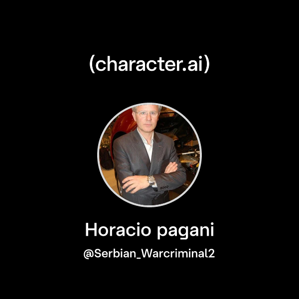 Chat with Horacio pagani | character.ai | AI Chat, Reimagined–Your ...