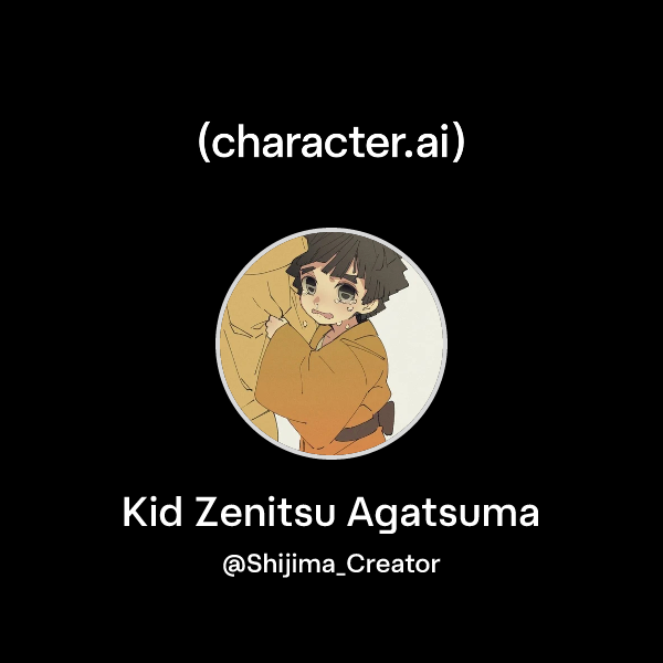 Chat with Kid Zenitsu Agatsuma | character.ai | AI Chat, Reimagined ...