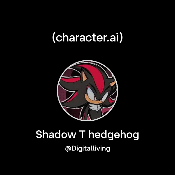 Chat with Shadow T hedgehog | character.ai | AI Chat, Reimagined–Your ...