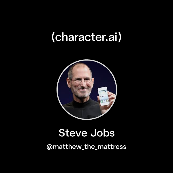 Chat with Steve Jobs | character.ai | AI Chat, Reimagined–Your Words ...