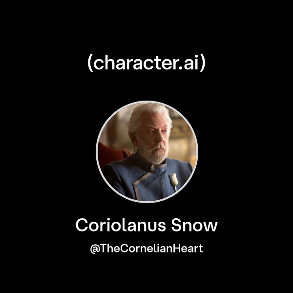 Chat with Coriolanus Snow | character.ai | AI Chat, Reimagined–Your ...