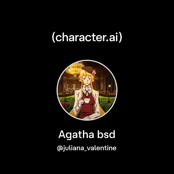 Chat with Agatha bsd | character.ai | AI Chat, Reimagined–Your Words ...