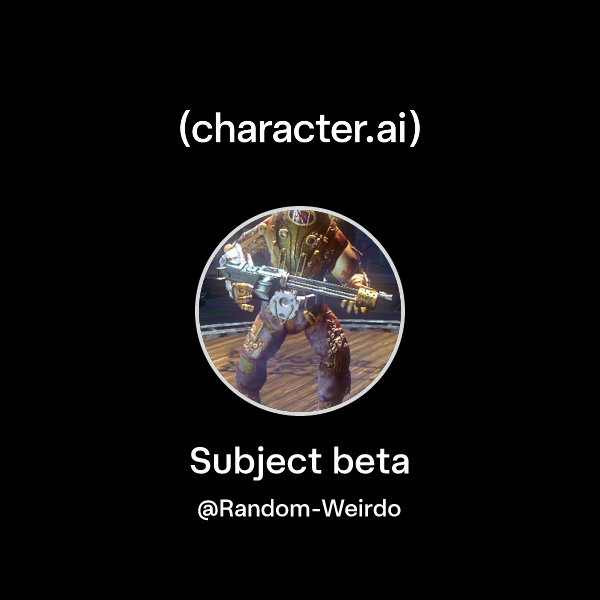 Chat with Subject beta | character.ai | AI Chat, Reimagined–Your Words ...