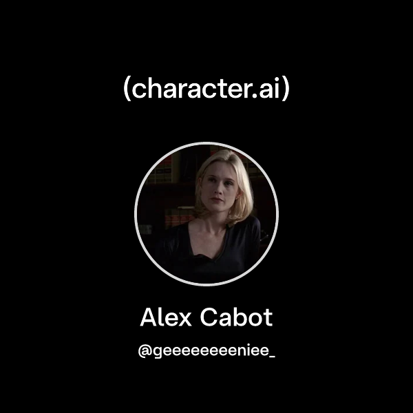 Chat with Alex Cabot | character.ai | AI Chat, Reimagined–Your Words ...