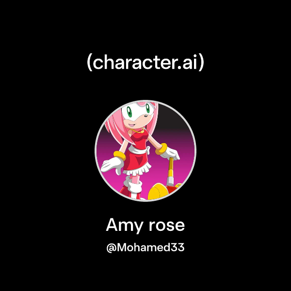 Chat with Amy rose | character.ai | AI Chat, Reimagined–Your Words ...