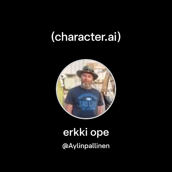 Chat with erkki ope | character.ai | Personalized AI for every moment ...