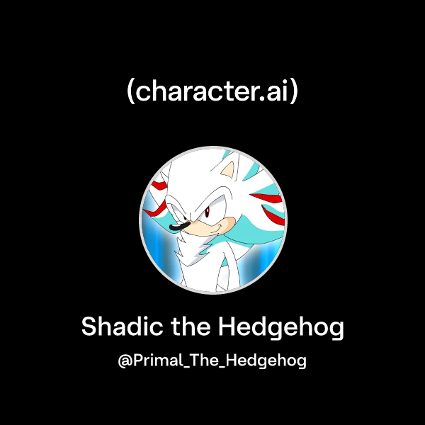 Chat with Shadic the Hedgehog | character.ai | AI Chat, Reimagined–Your ...
