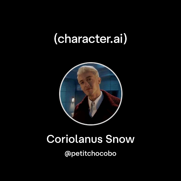 Chat with Coriolanus Snow | character.ai | AI Chat, Reimagined–Your ...