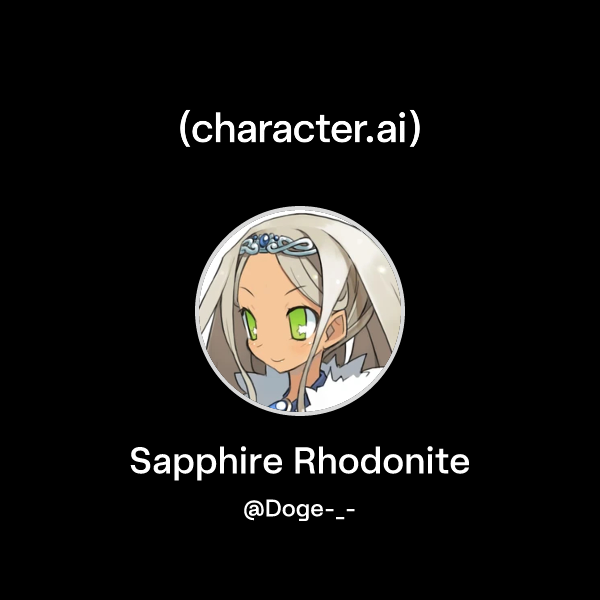 Chat with Sapphire Rhodonite | character.ai | AI Chat, Reimagined–Your ...