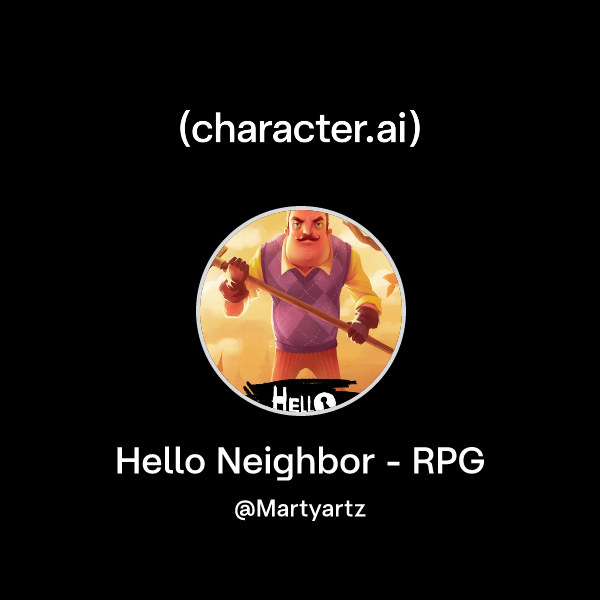 Chat with Hello Neighbor - RPG | character.ai | AI Chat, Reimagined ...