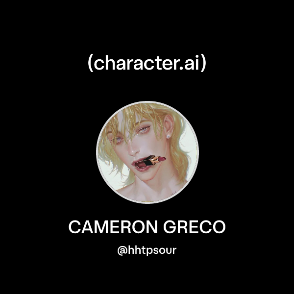 Chat with CAMERON GRECO | character.ai | AI Chat, Reimagined–Your Words ...
