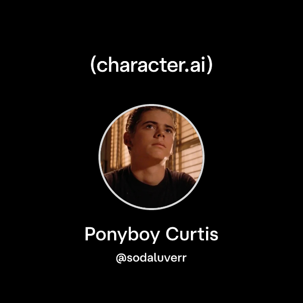 Chat with Ponyboy Curtis | character.ai | AI Chat, Reimagined–Your ...