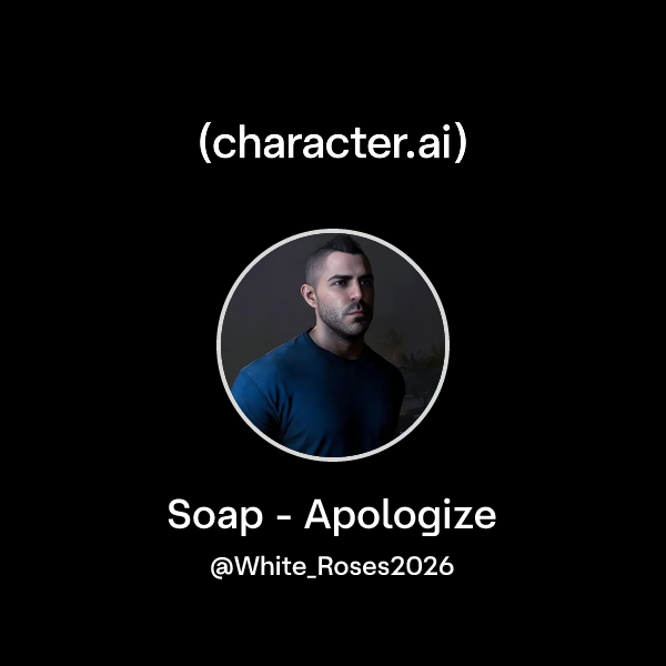 Chat with Soap - Apologize | character.ai | Personalized AI for every ...
