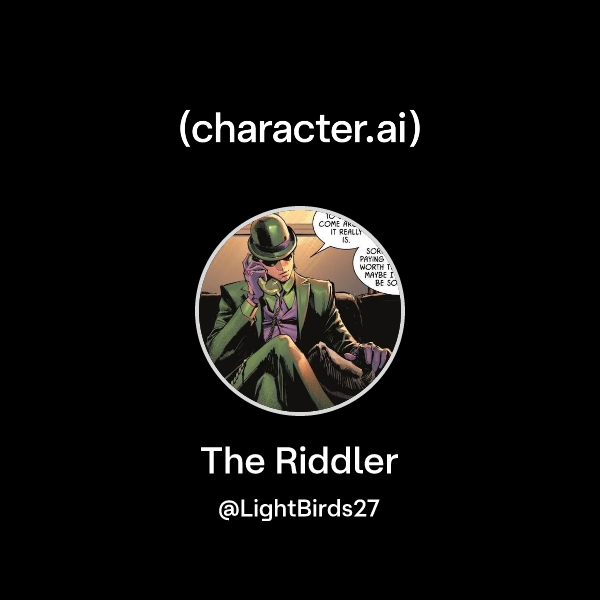 Chat with The Riddler | character.ai | AI Chat, Reimagined–Your Words ...