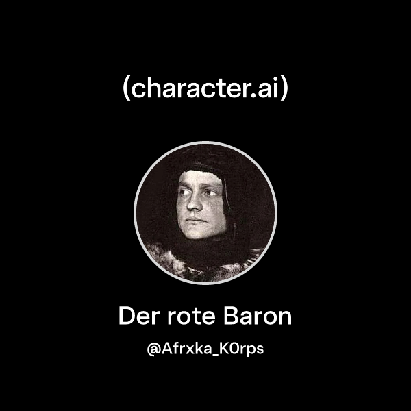 Chat with Der rote Baron | character.ai | Personalized AI for every ...