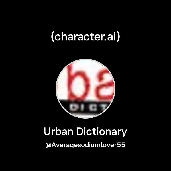 Chat with Urban Dictionary | character.ai | AI Chat, Reimagined–Your Words. Your World.