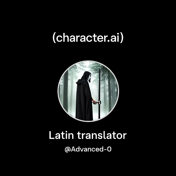 Chat with Latin translator | character.ai | AI Chat, Reimagined–Your ...